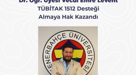 Dr. Öğr. Üyesi Vecdi Emre LEVENT'e, BIGG Kapsamında Hibe Desteği ...